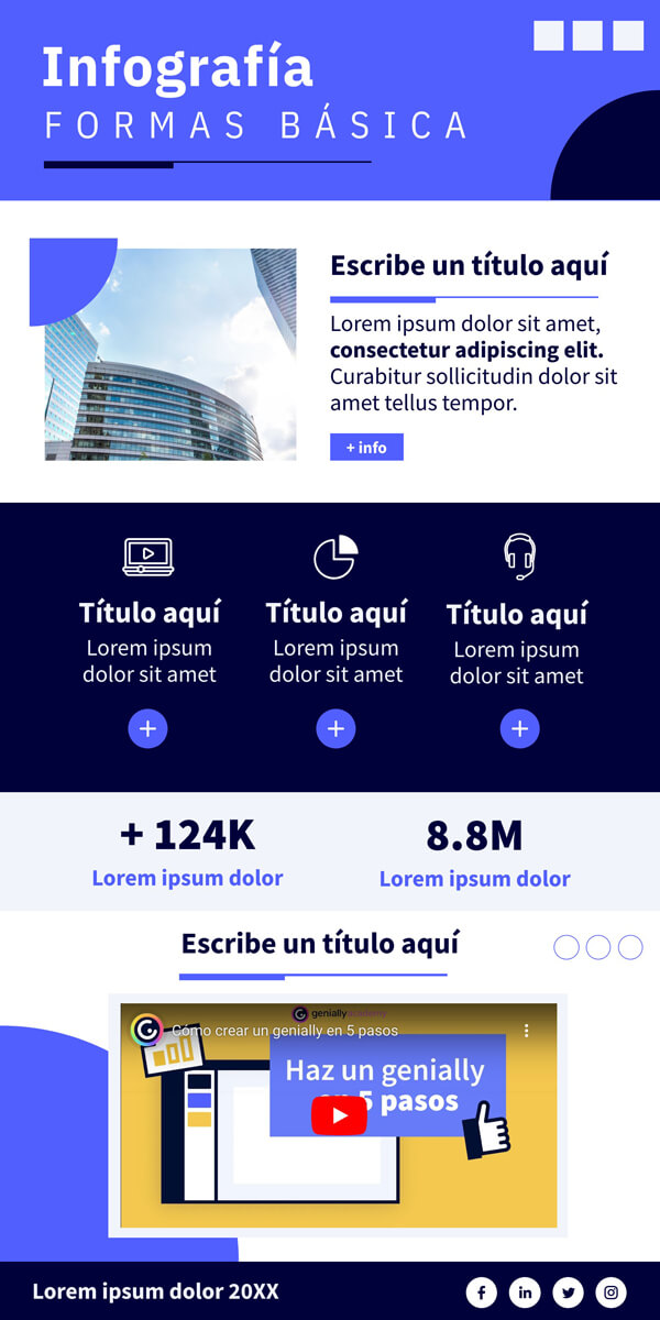 Plantillas de infografías | Genially